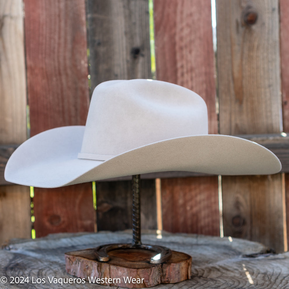 Stetson 6x Bar None Felt Cowboy Hat Regular Crown Silverbelly – Los ...
