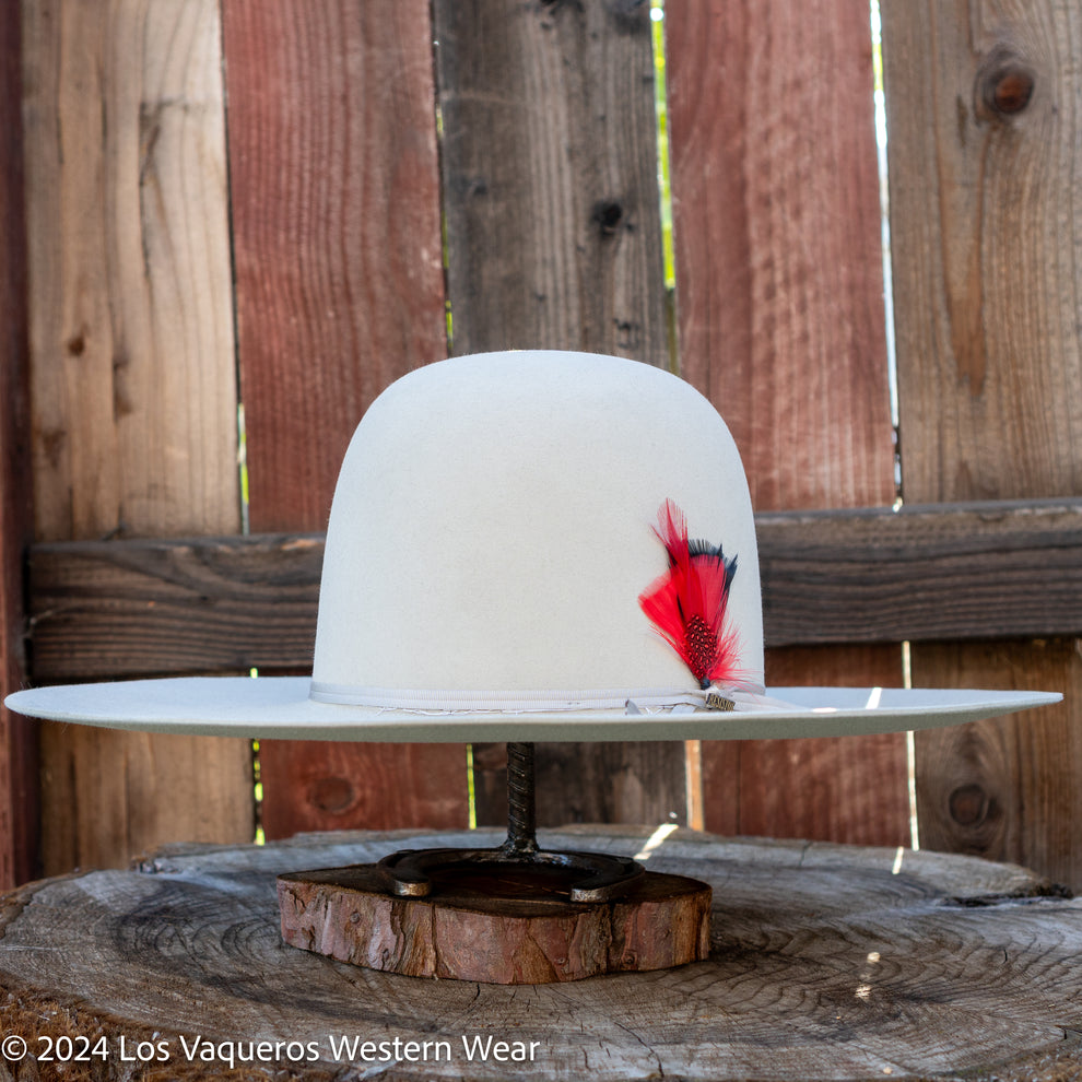 Resistol 7x Chute 5 Cowboy Hat Fur Felt Hat Silverbelly – Los Vaqueros ...