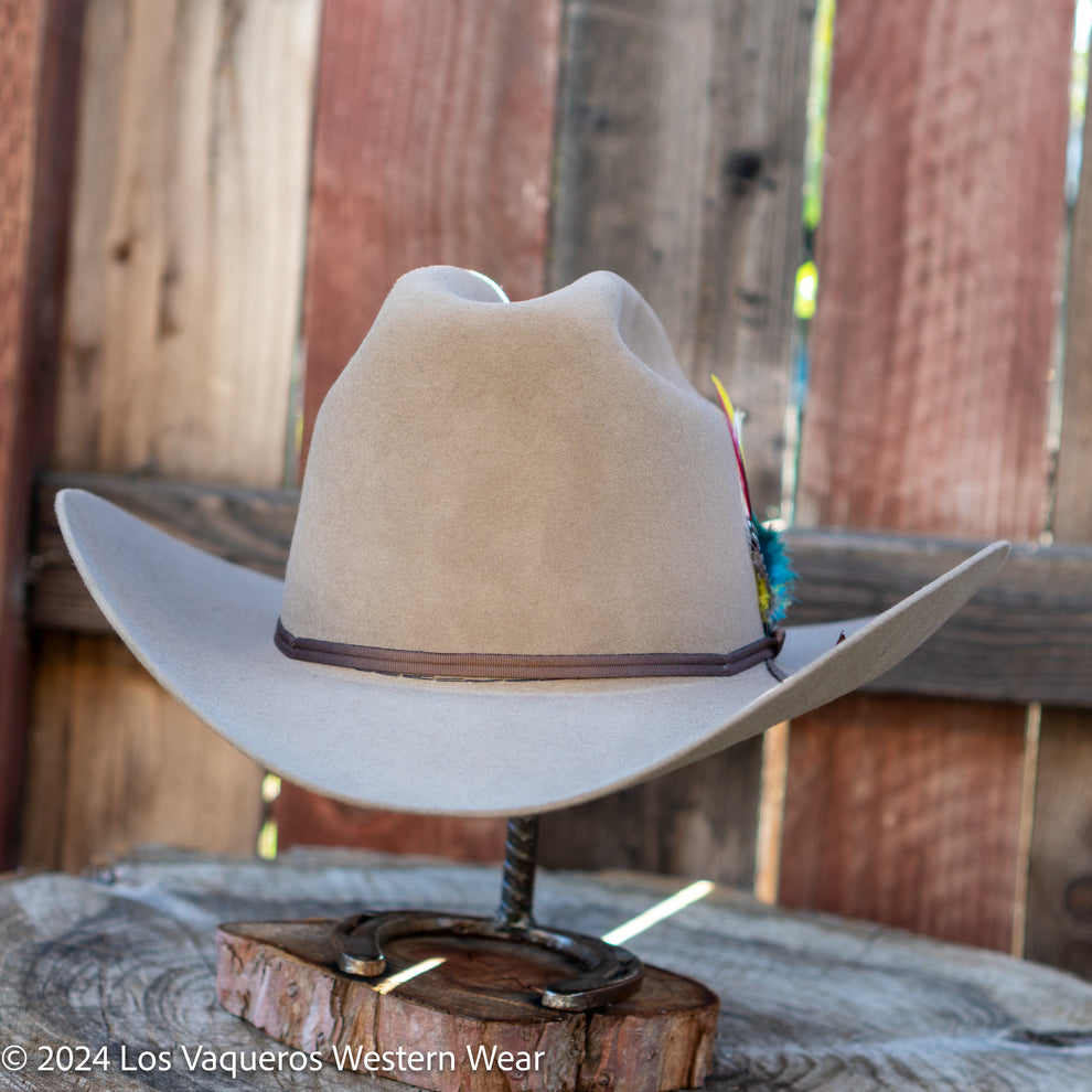 Stetson 6x Rancher Cowboy Felt Hat Regular Crown Sahara – Los Vaqueros ...