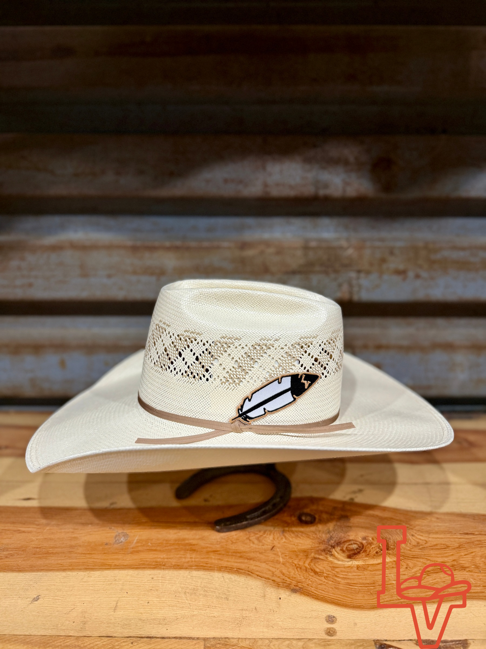 Stetson Thunder 10x Straw Cowboy Hat Regular Crown Natural/Pattern ...