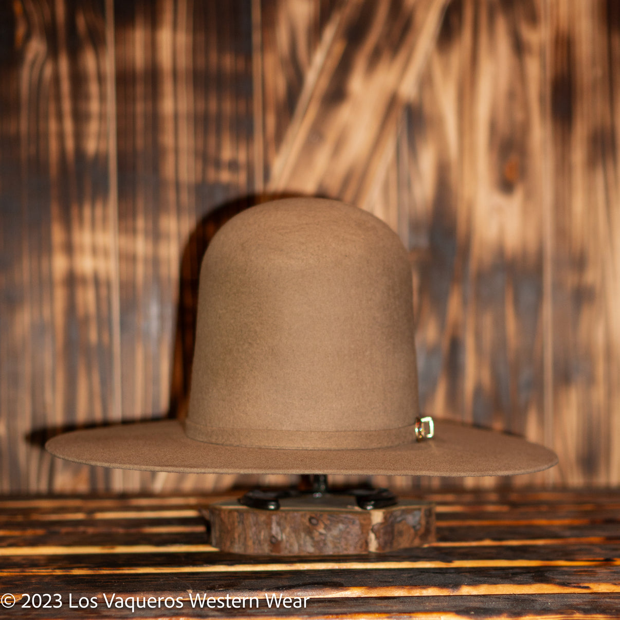 Laredo Wool Felt Hat Open Tall Crown Walnut – Los Vaqueros Western Wear