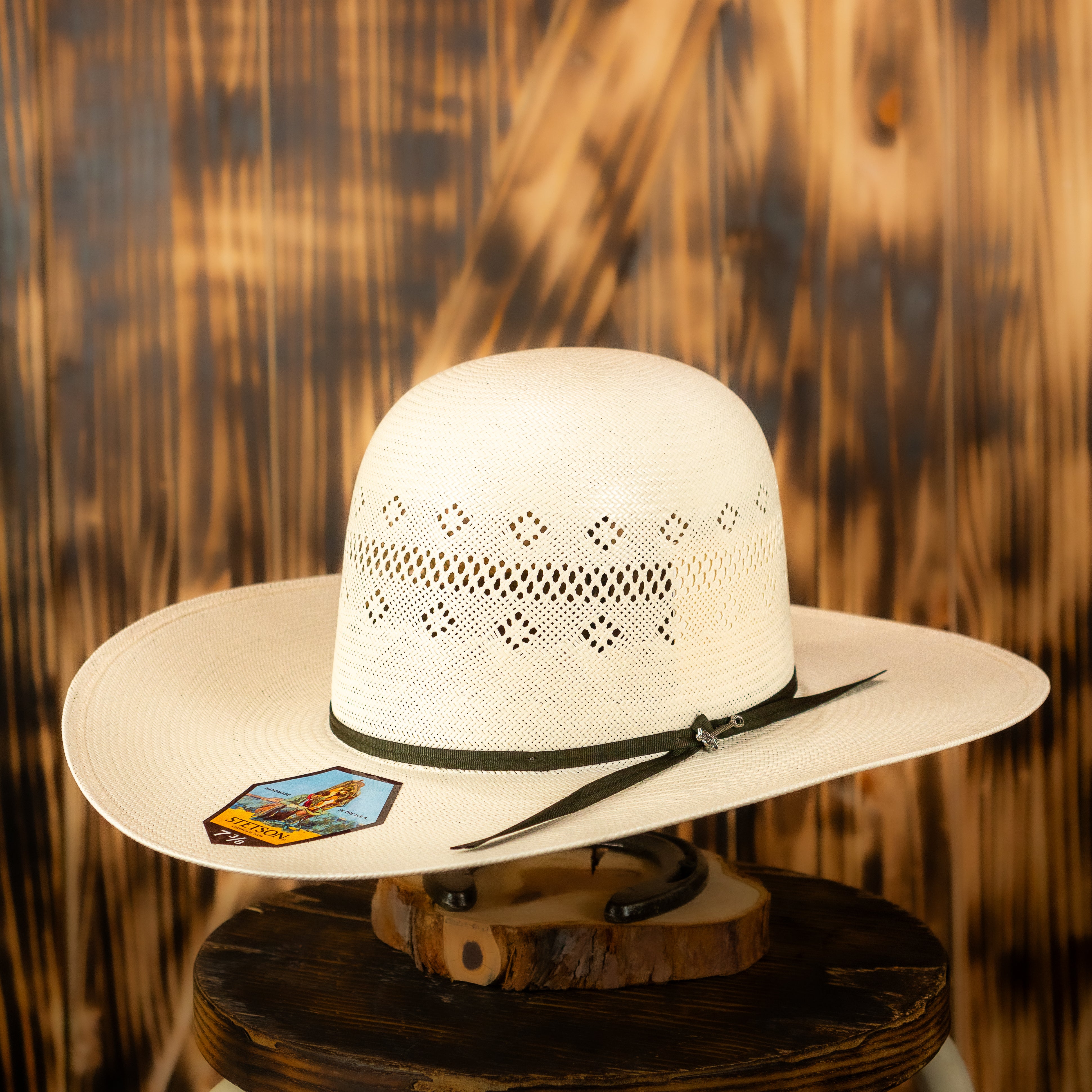 Stetson Straw Hat Regular Crown Baker White – Los Vaqueros Western Wear