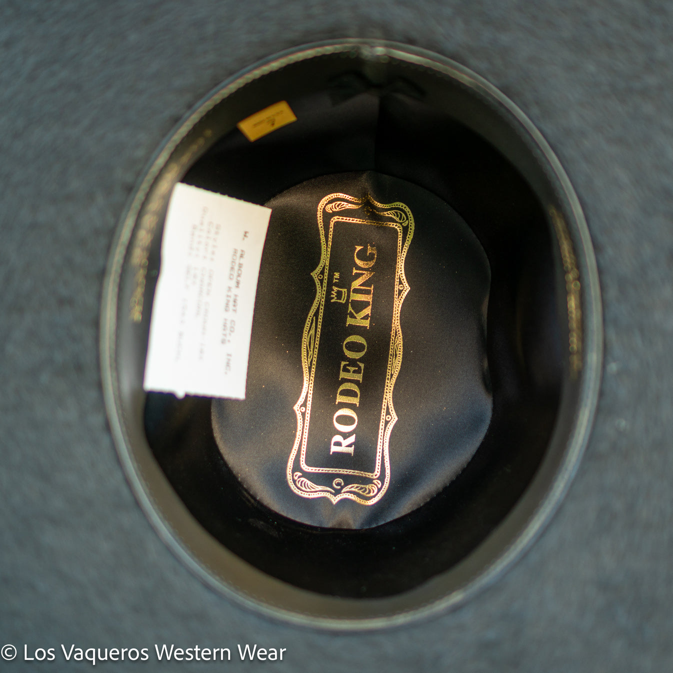 Rodeo King 10X Grizzly Felt Hat Tall Crown Charcoal – Los Vaqueros ...