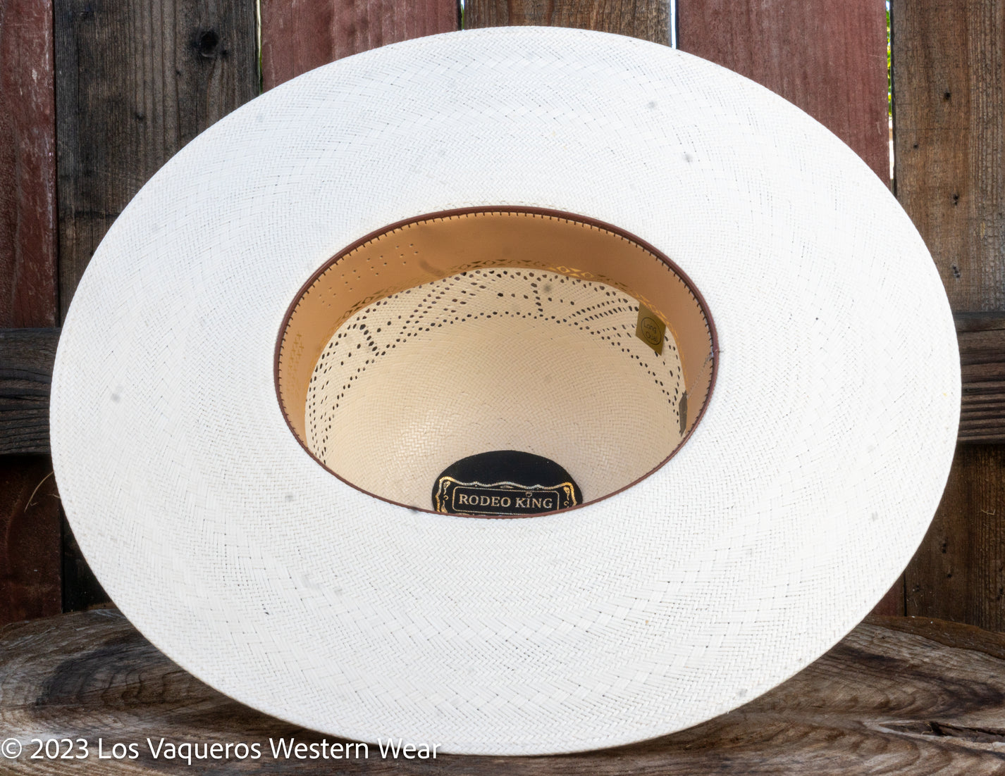 Rodeo King Cross Straw Hat Regular Crown White – Los Vaqueros Western Wear