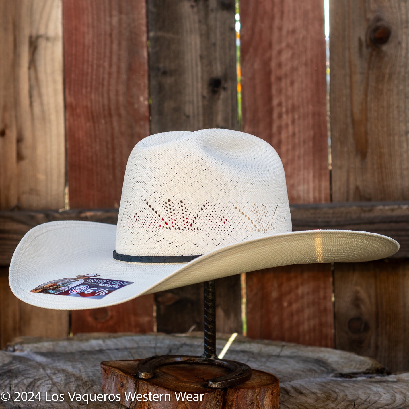 Resistol 20x Codigo Cowboy Hat Straw Hat Natural – Los Vaqueros Western ...
