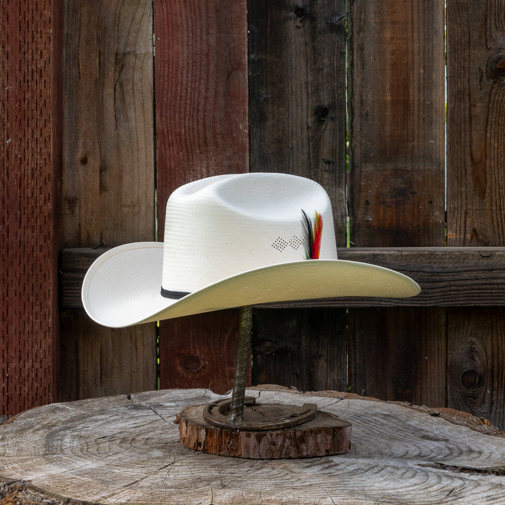 Laredo Straw Hat Regular Crown 200x Estilo Sinaloa White – Los Vaqueros ...