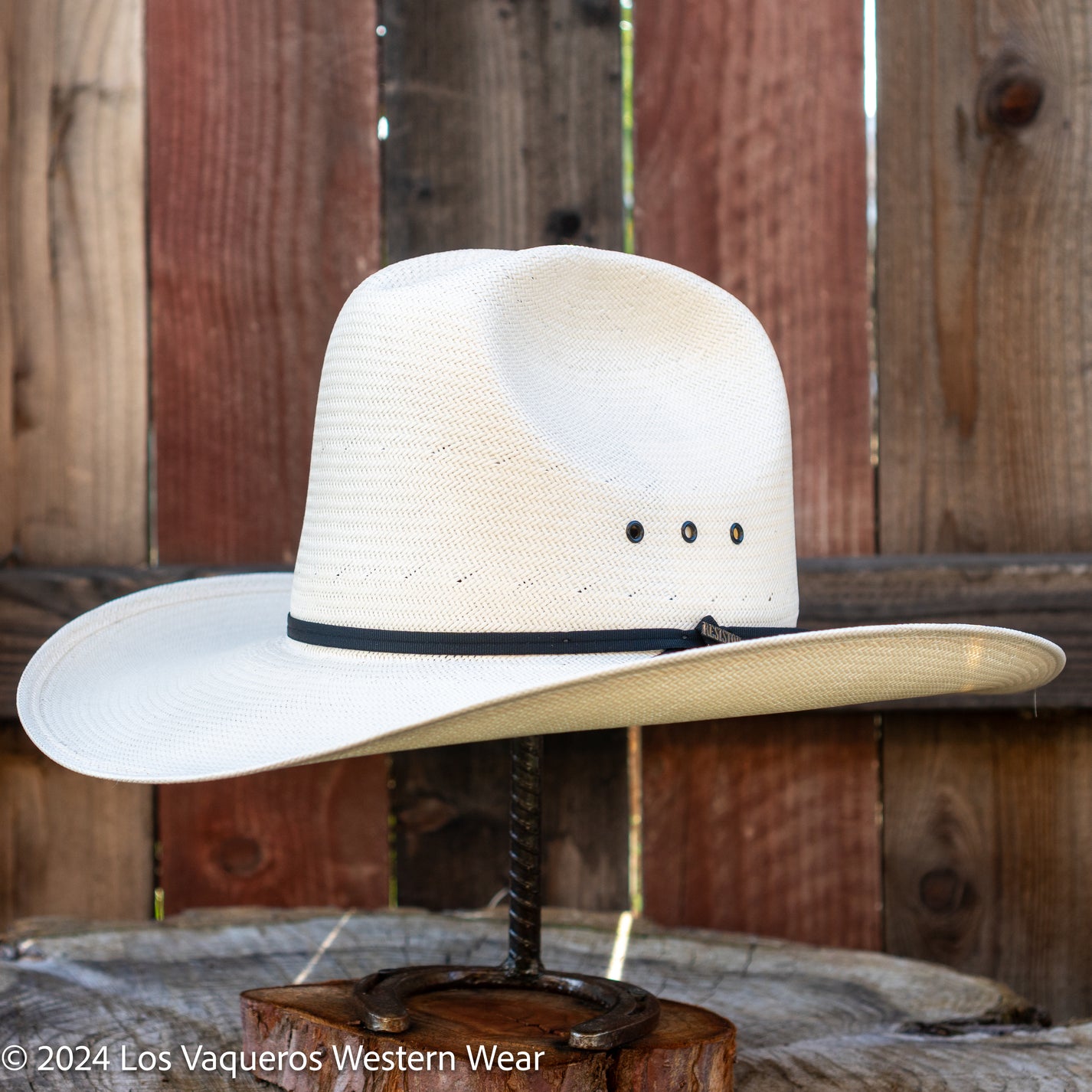 Resistol 10x Quarter Horse Cowboy Hat Straw Hat Natural – Los Vaqueros ...