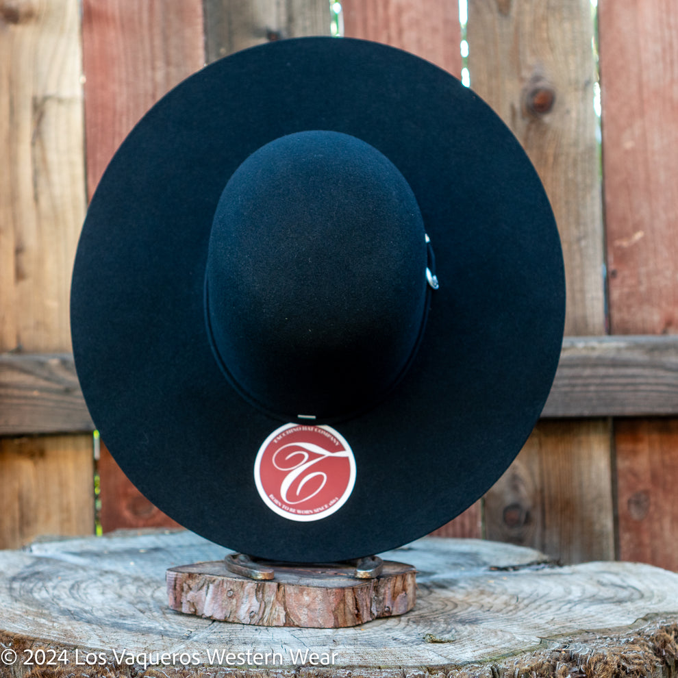 Tacchino 10X Beaver Fur Felt Hat 7" Tall Crown 4.25" Brim Black – Los ...