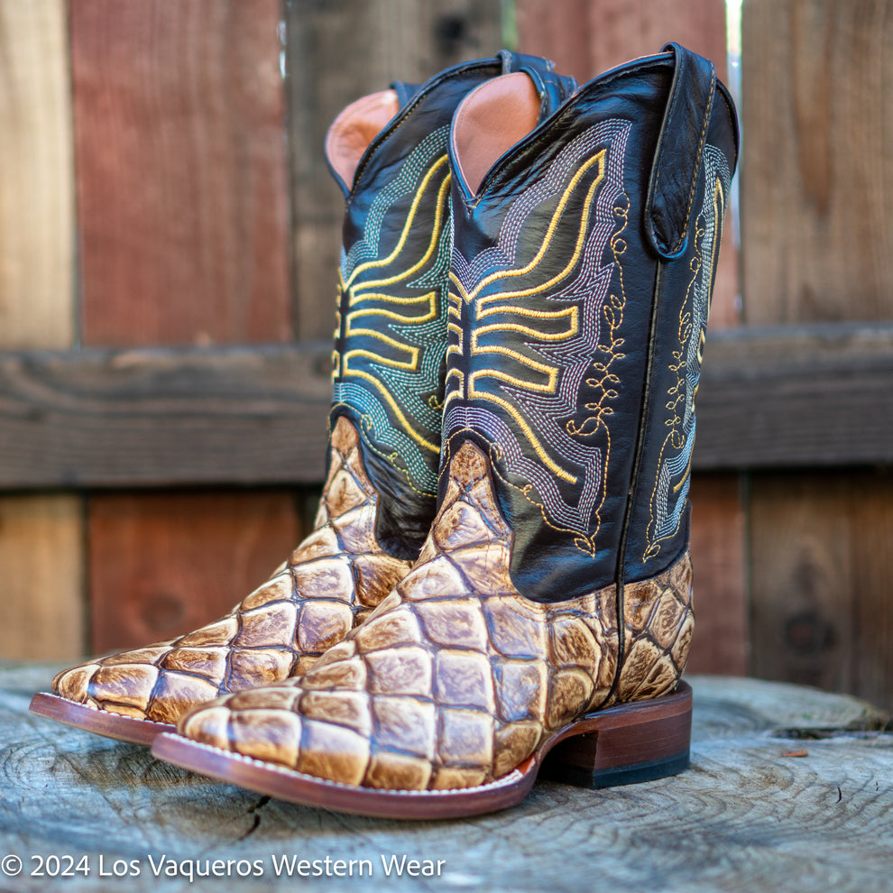 Tanner Mark Boots Youths Billy Monster Fish Print TMY205204 Orix – Los ...