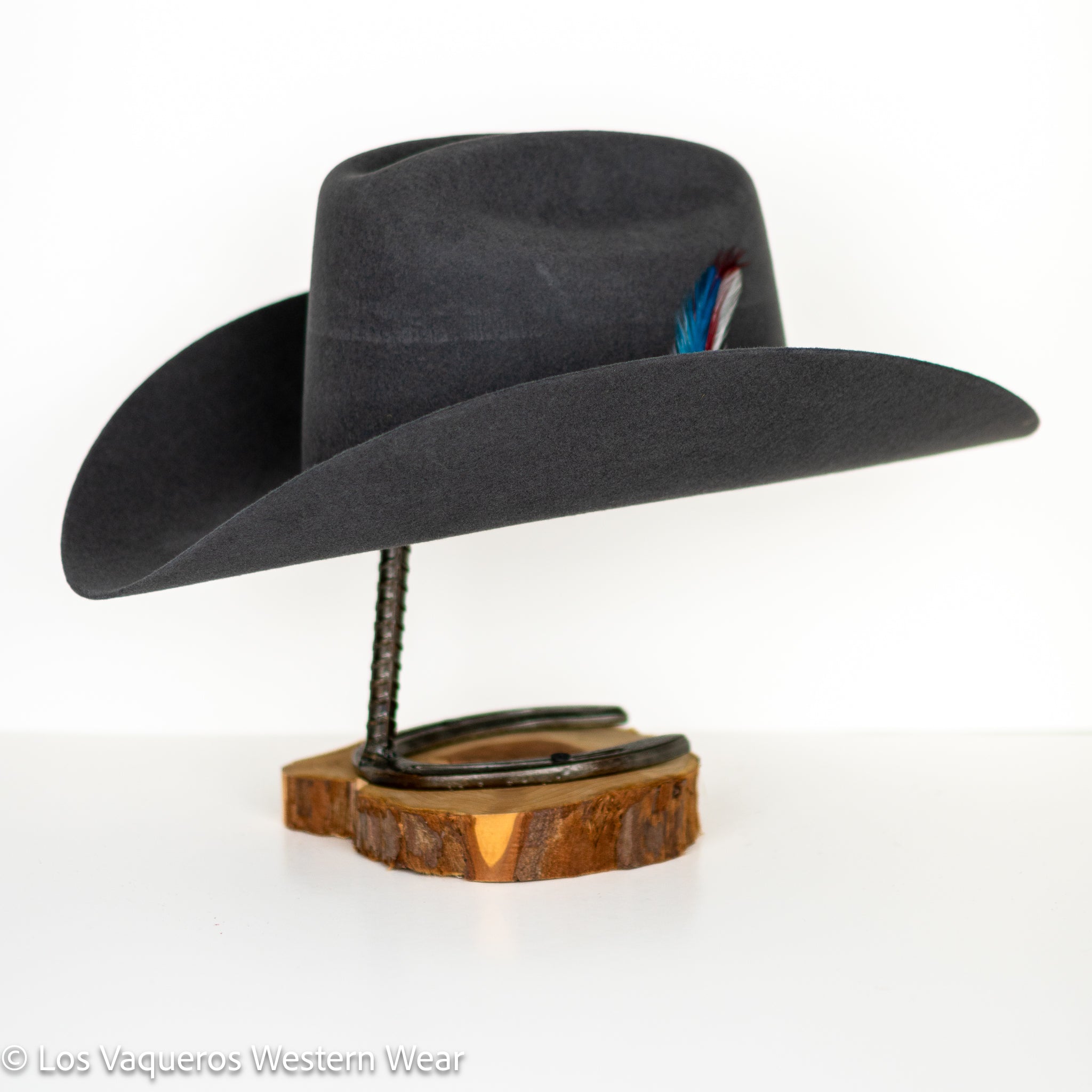 Laredo Wool Felt Hat Ranchero Style Charcoal – Los Vaqueros Western Wear